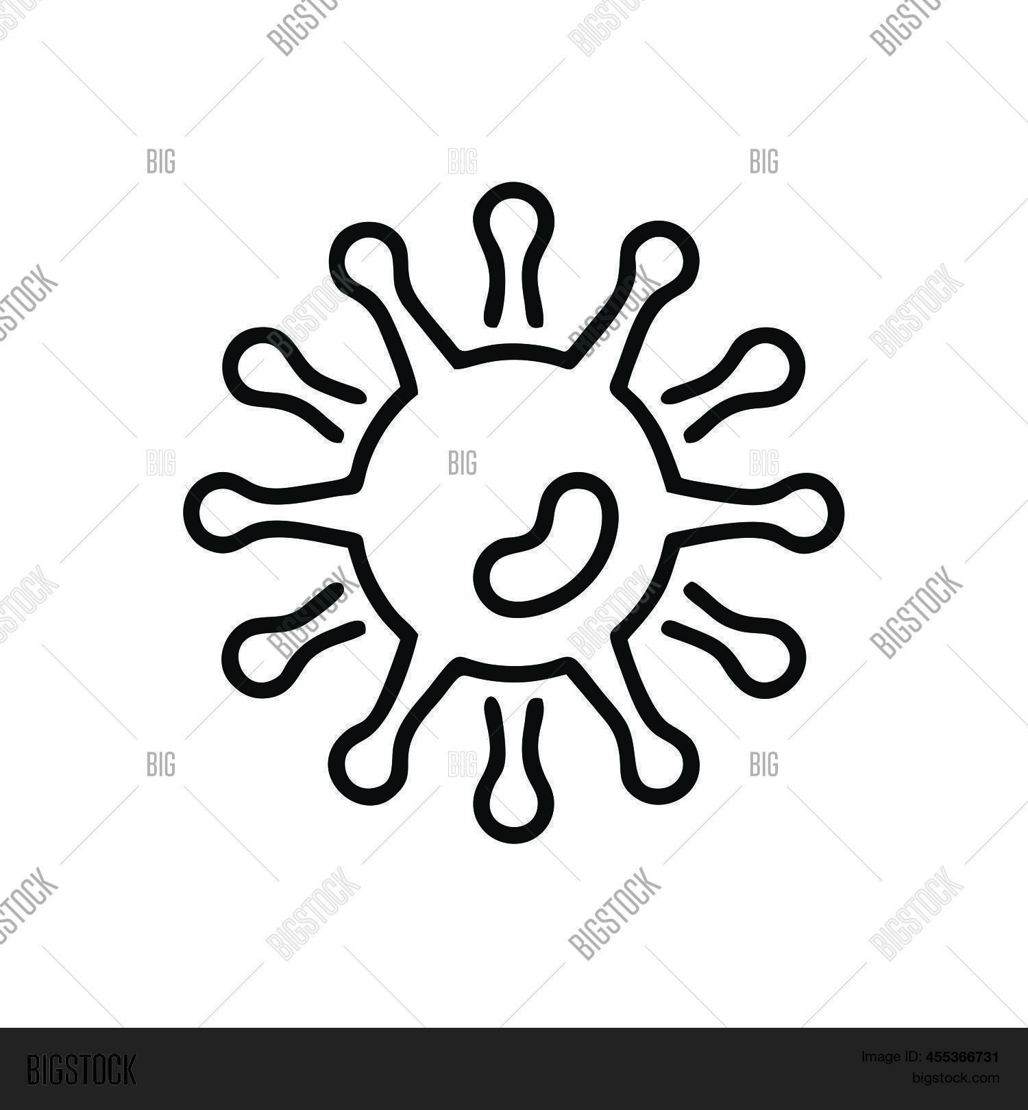 Bacteria Icon Vector & Photo (Free Trial) | Bigstock