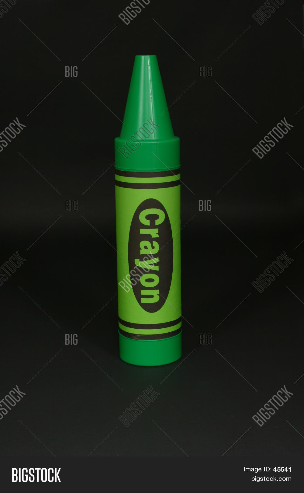 Big Green Crayon Image & Photo (Free Trial) | Bigstock