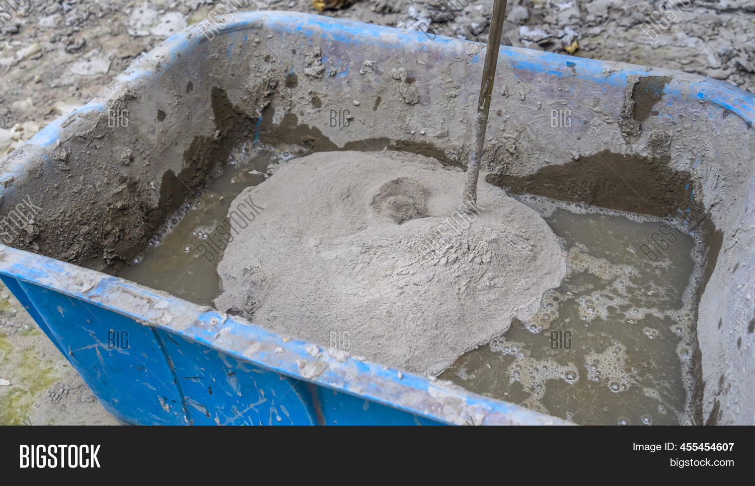 Mixing Tile Adhesive Image & Photo (Free Trial) | Bigstock