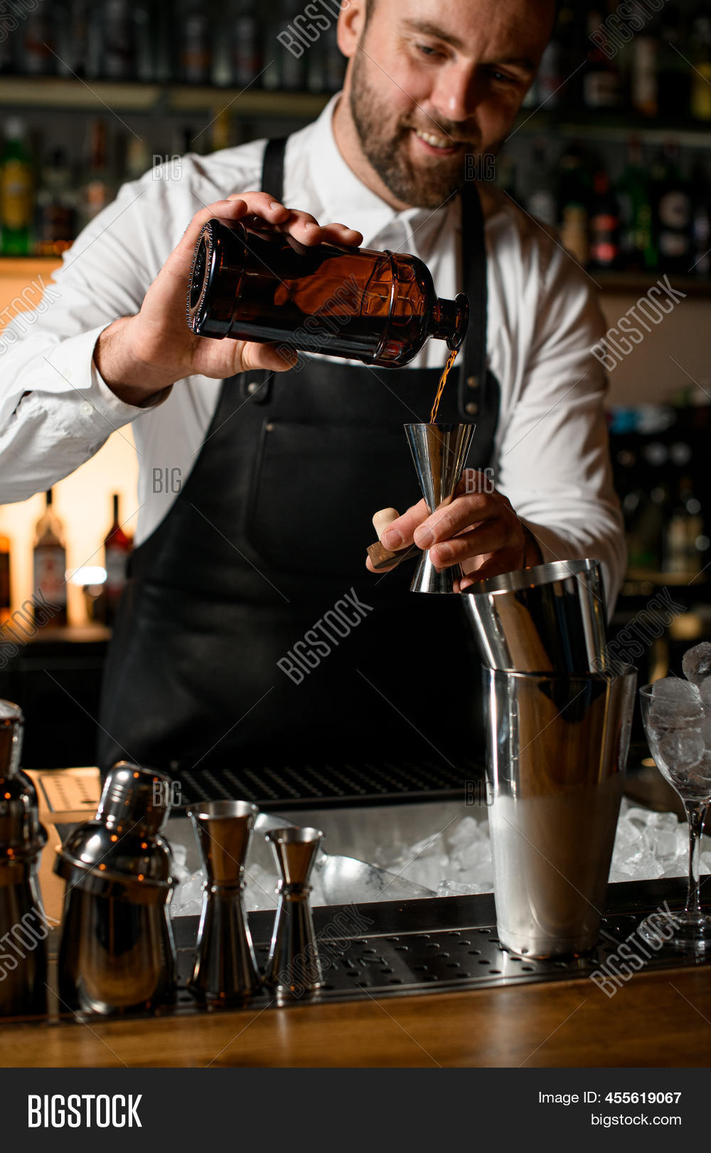 View Man Bartender Image & Photo (Free Trial) | Bigstock