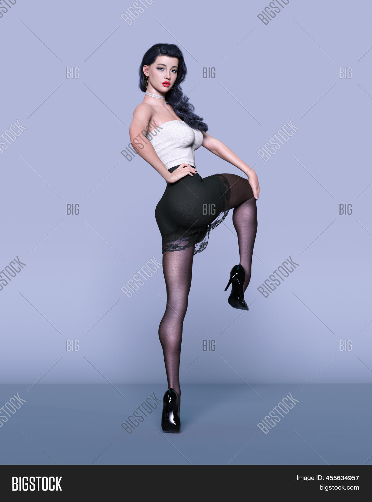 Sexy Secretary Mini Image And Photo Free Trial Bigstock