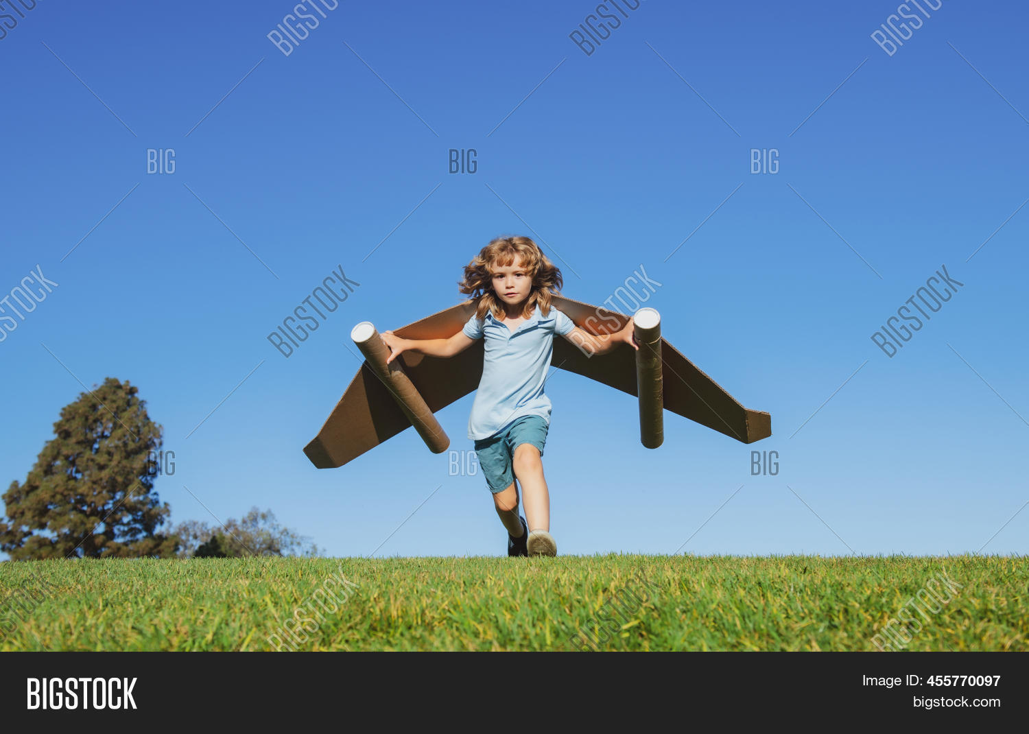 Boy Child Wings Sky Image & Photo (Free Trial) | Bigstock