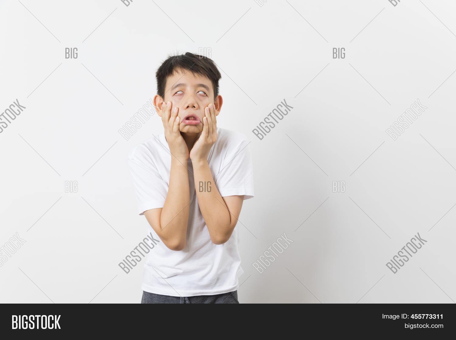 Asian Boy Make Grimace Image & Photo (Free Trial) | Bigstock