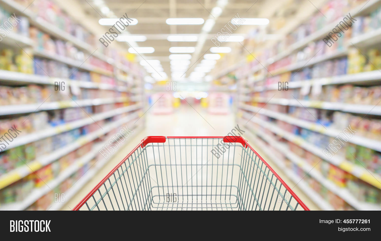 Empty Red Shopping Image & Photo (Free Trial) | Bigstock