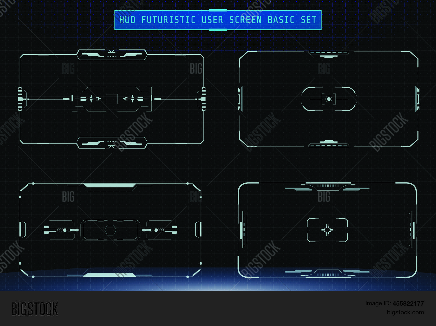 Hud Light Gray Vector & Photo (Free Trial) | Bigstock