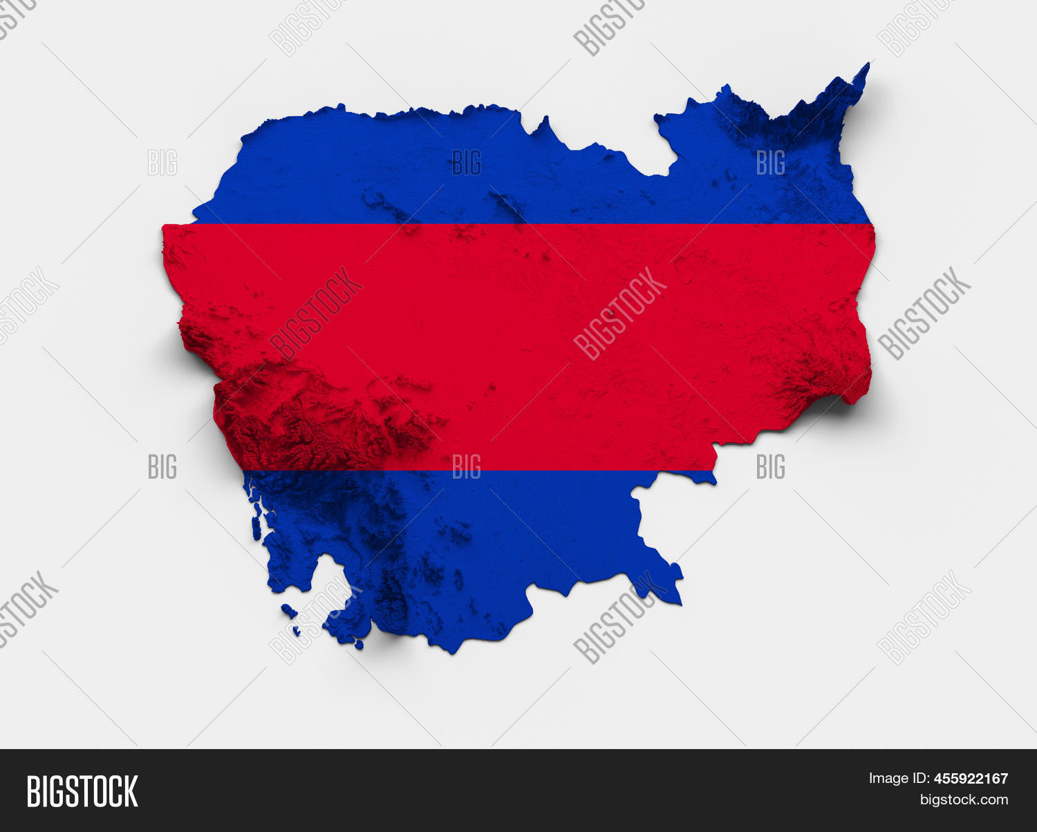 Cambodia Map Cambodia Image & Photo (Free Trial) | Bigstock