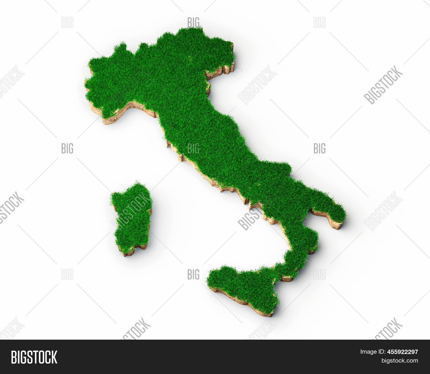 Italy Map Soil Land Image & Photo (Free Trial) | Bigstock