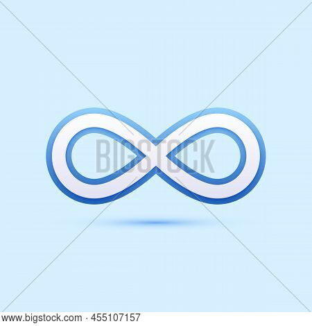Blue Infinity Sign Clip Art