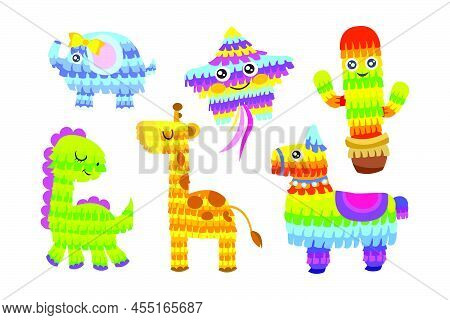 Cute Pinata Cartoon Vector & Photo (Free Trial) | Bigstock