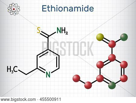 Ethionamide Molecule Vector & Photo (Free Trial) | Bigstock