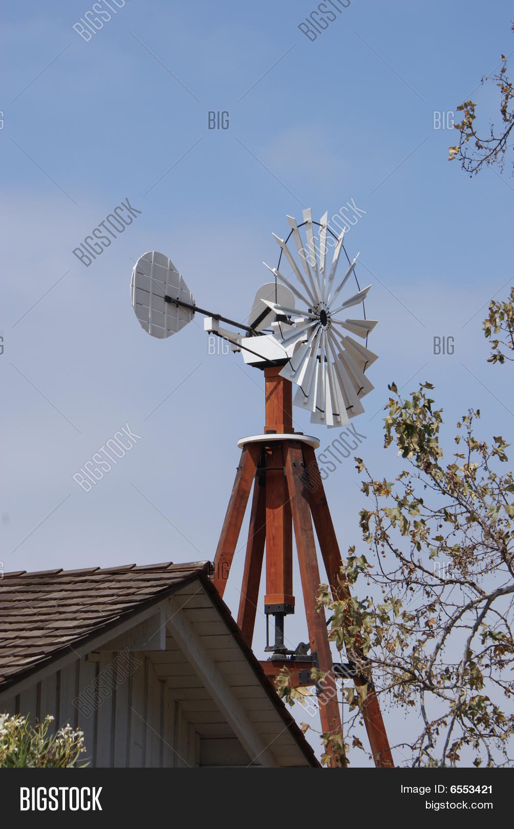 Rustic Windmill Image & Photo (Free Trial) | Bigstock
