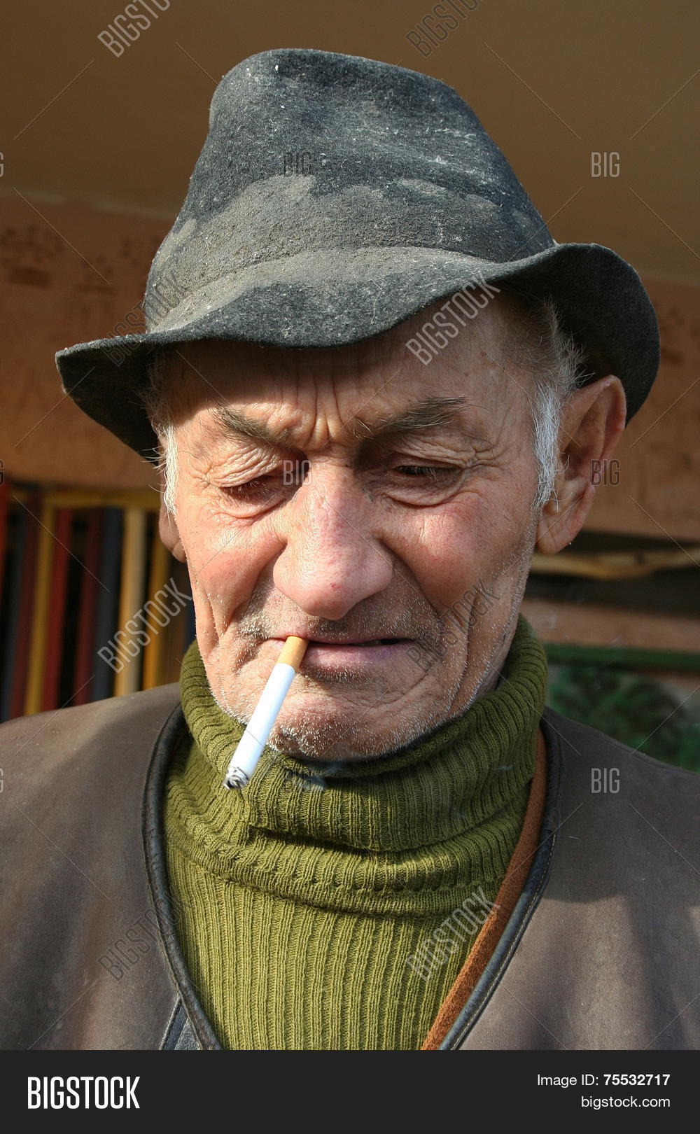 Smoking Old Telegraph
