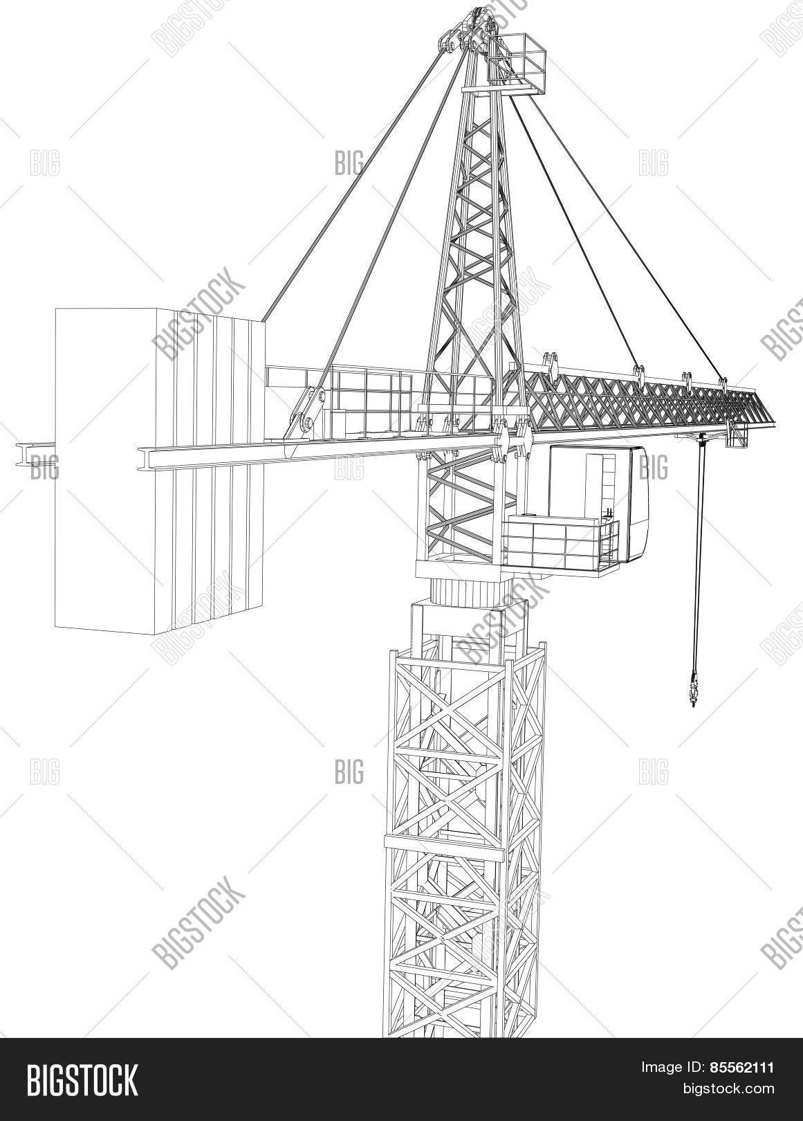 Tower Construction Vector & Photo (Free Trial) | Bigstock