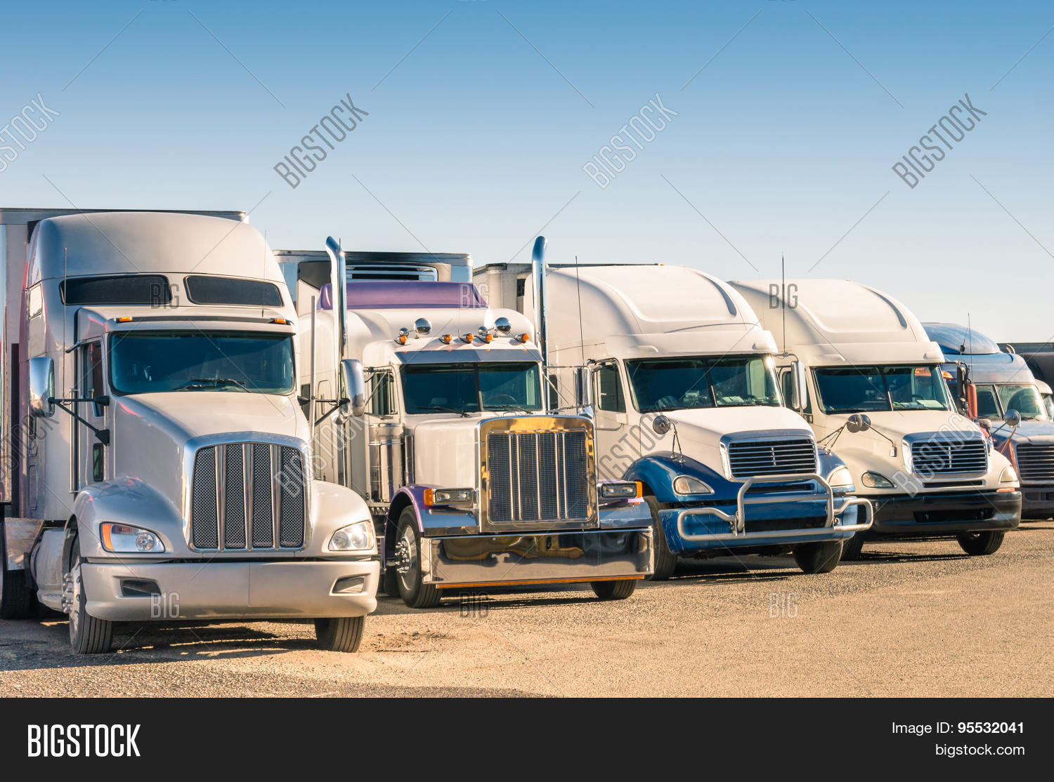 Generic Semi Trucks Image & Photo (Free Trial) | Bigstock