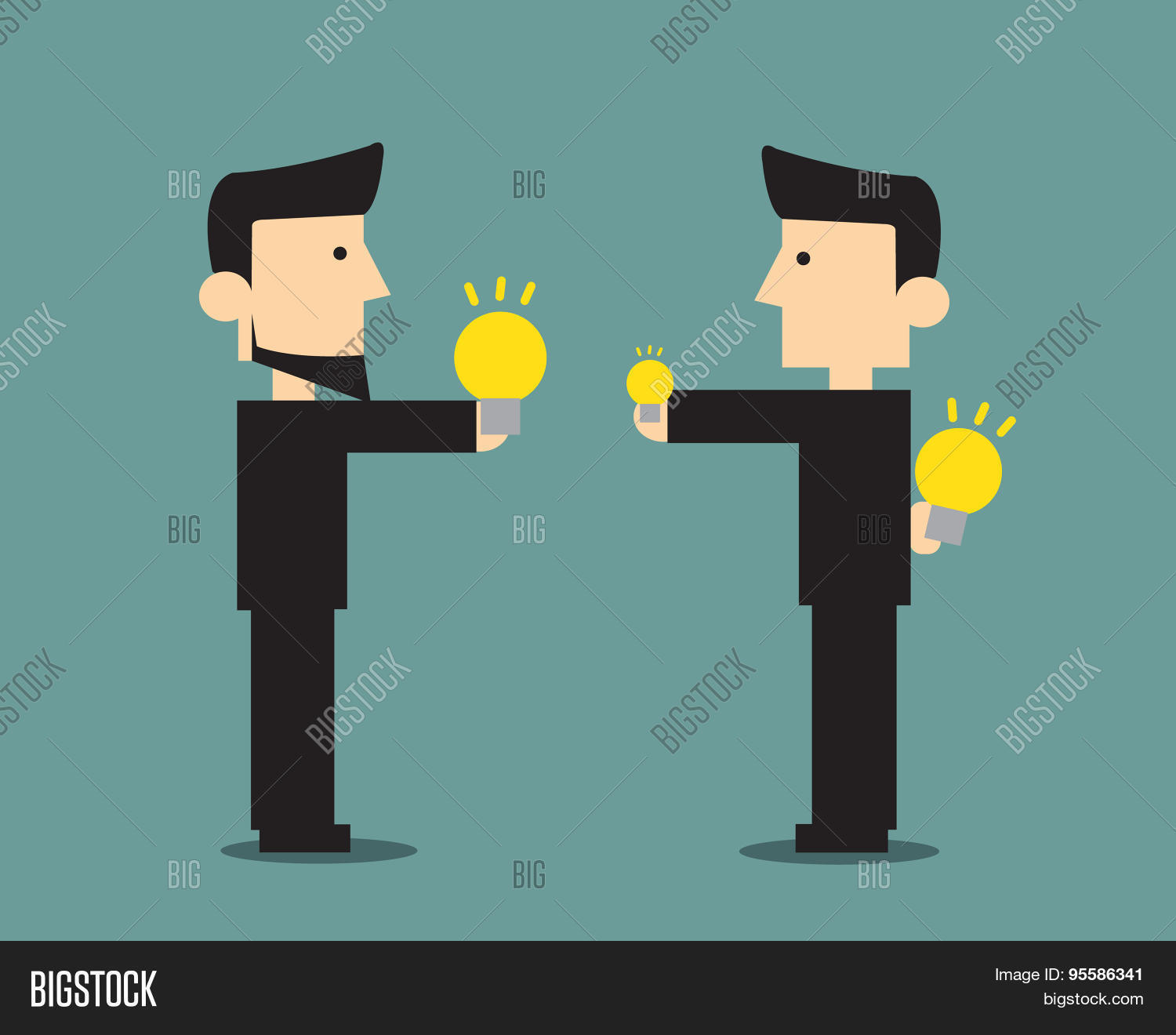 Sharing Business Vector & Photo (Free Trial) | Bigstock