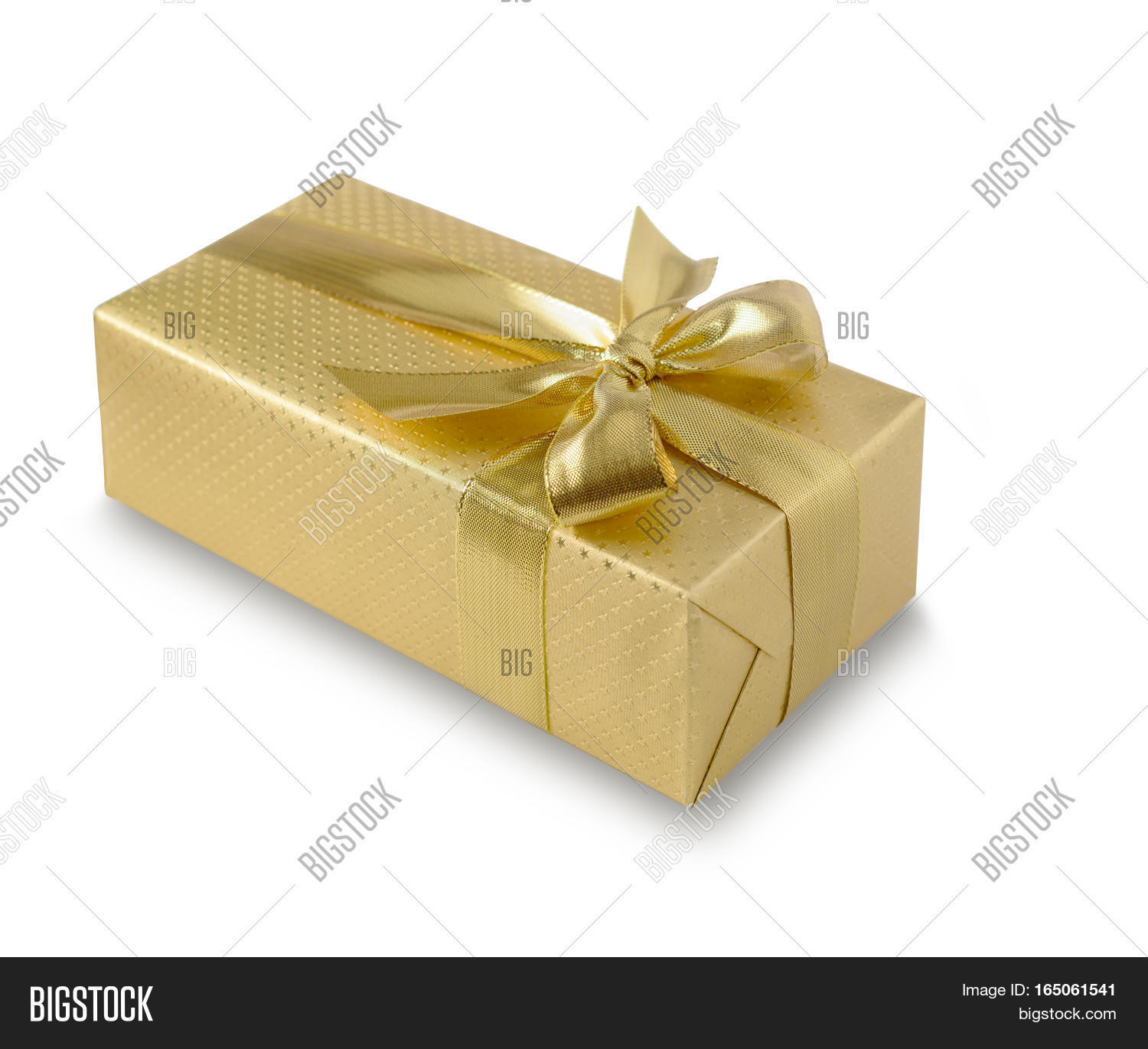 Gold Gift Box Golden Image & Photo (Free Trial) | Bigstock