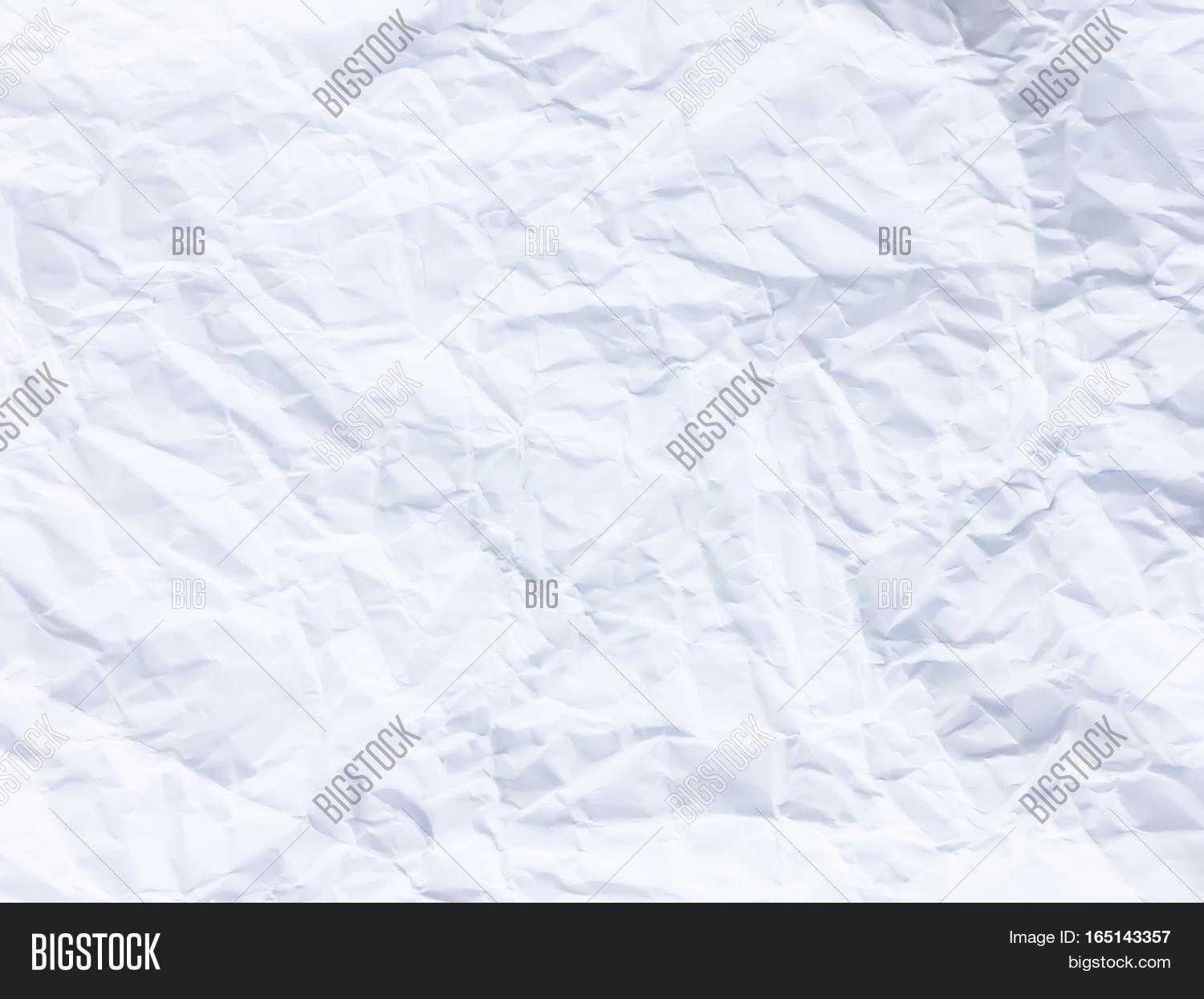 White Paper Wrinkled Image & Photo (Free Trial) | Bigstock
