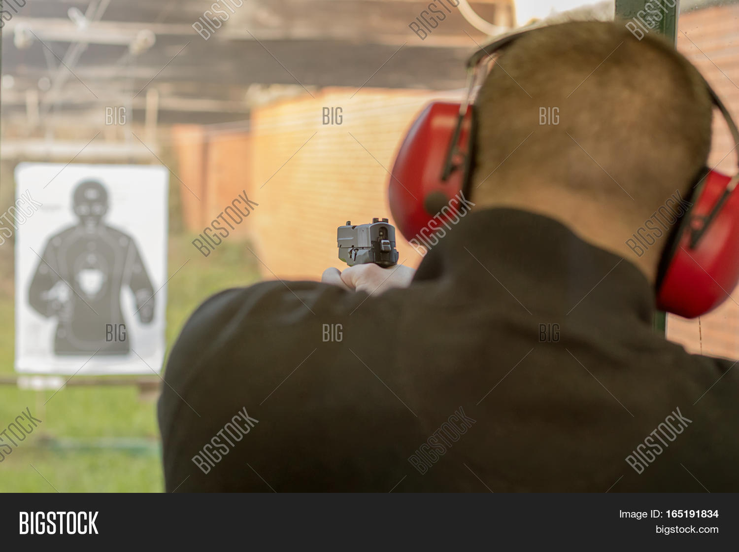 Shooting Pistol. Man Image & Photo (Free Trial) | Bigstock