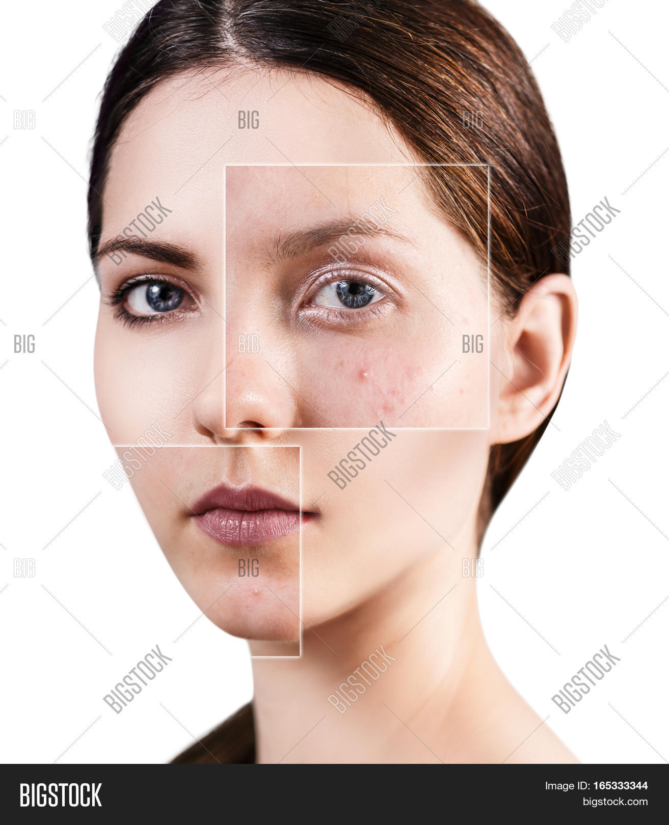 Collage Parts Woman's Image & Photo (Free Trial) | Bigstock