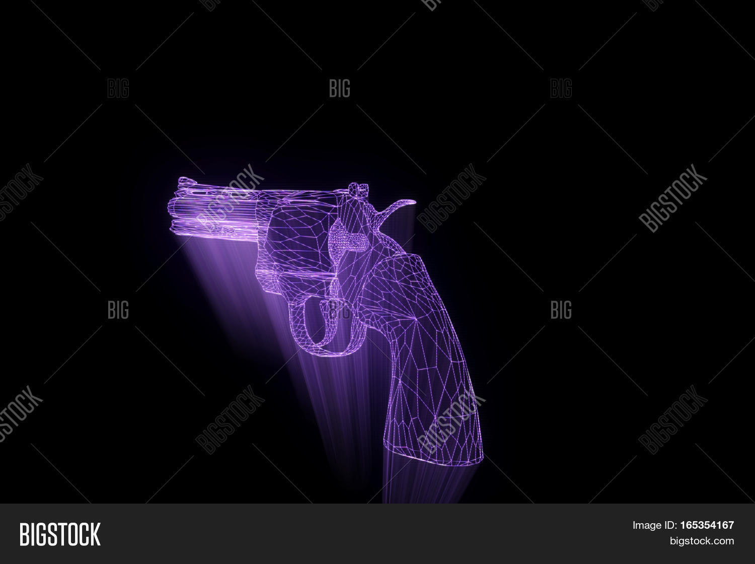Gun Weapon Hologram Image & Photo (Free Trial) | Bigstock