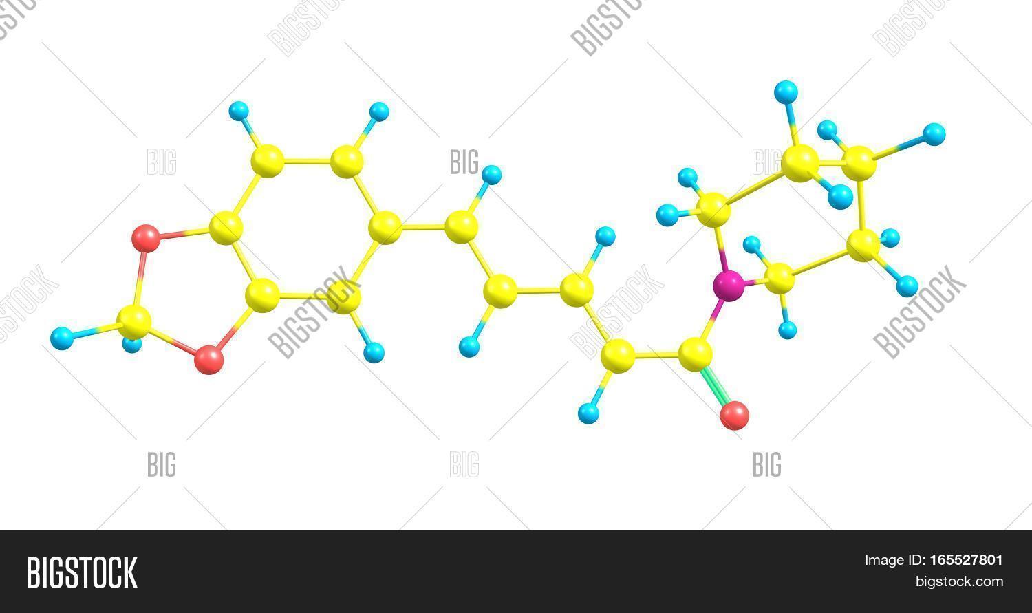 Piperine Along Isomer Image & Photo (Free Trial) | Bigstock