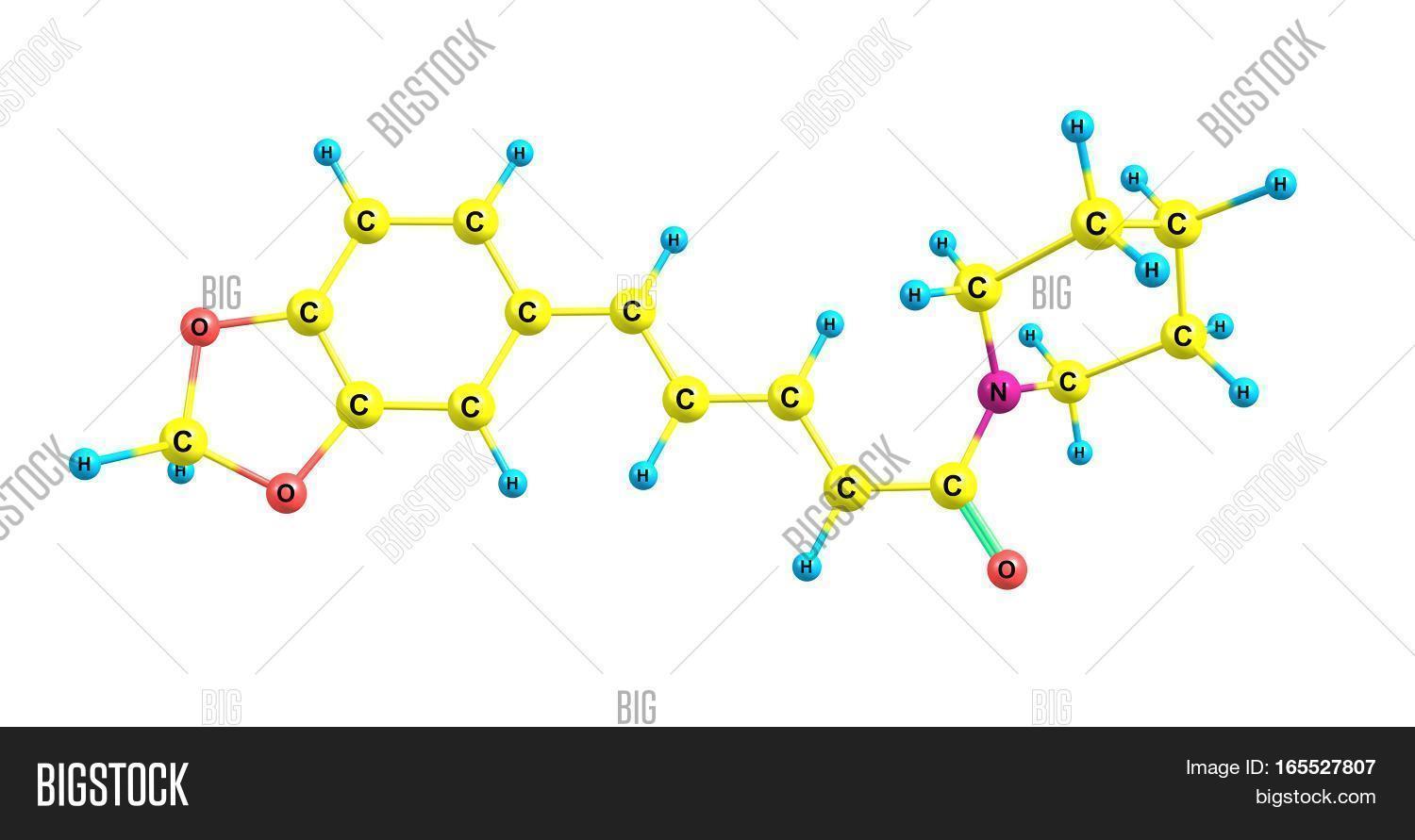 Piperine Along Isomer Image & Photo (Free Trial) | Bigstock