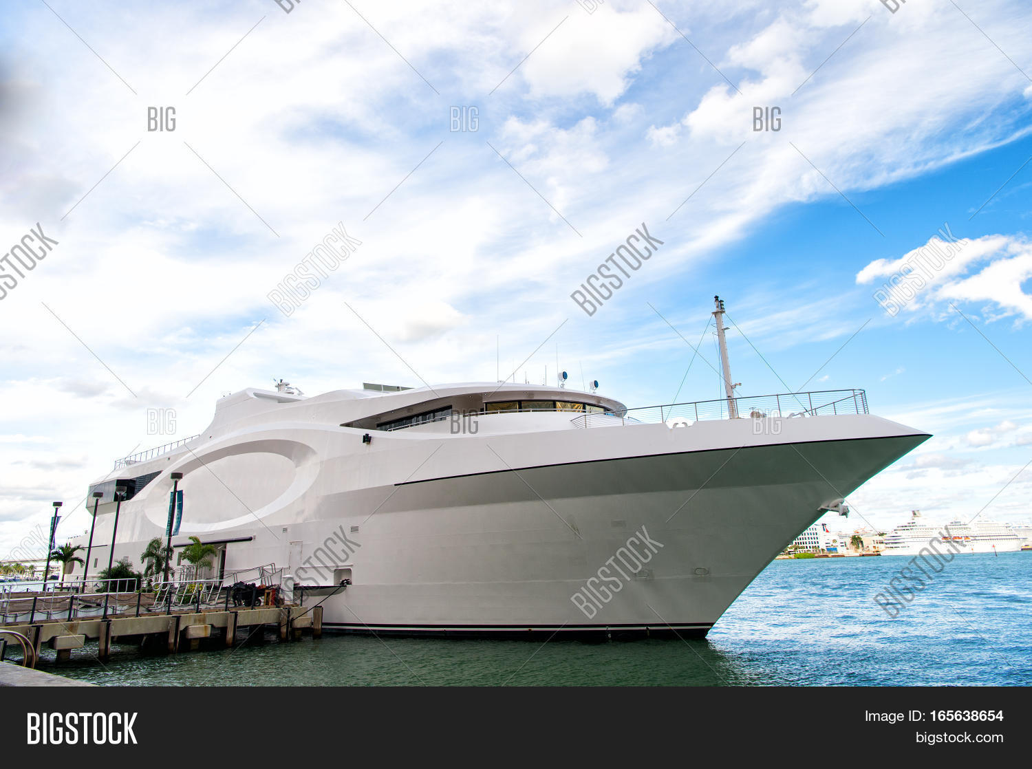 Beautiful White Yacht Image & Photo (Free Trial) | Bigstock
