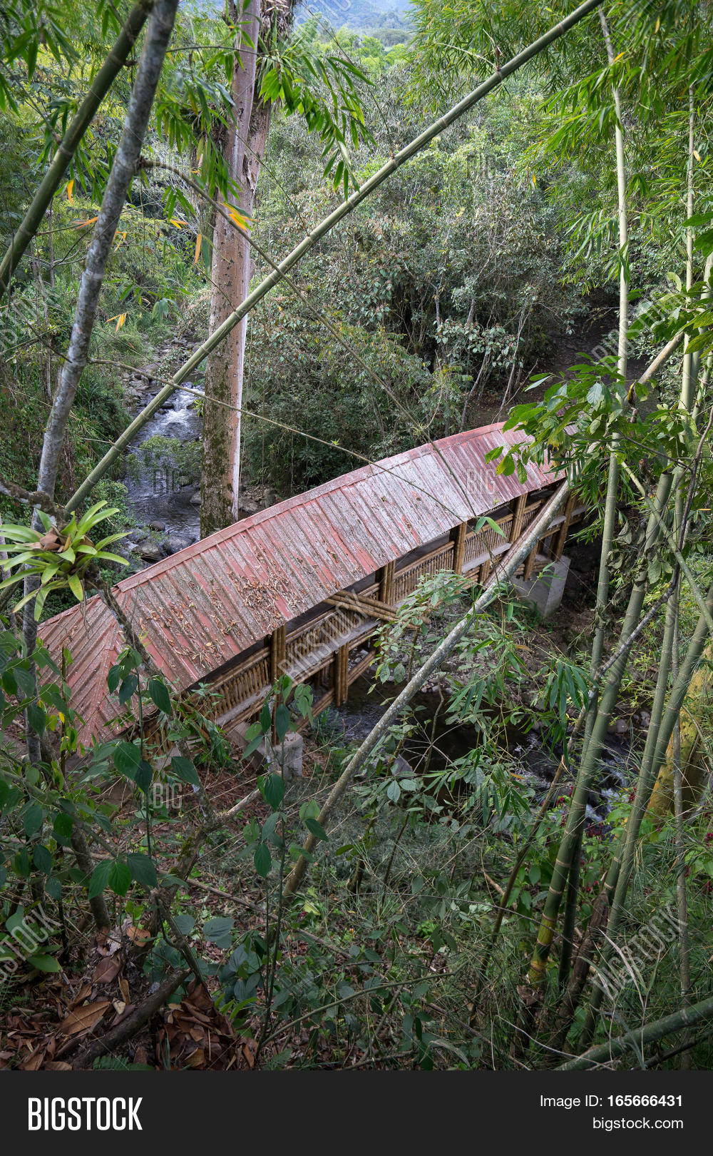Roofed Bridge Built Image & Photo (Free Trial) | Bigstock