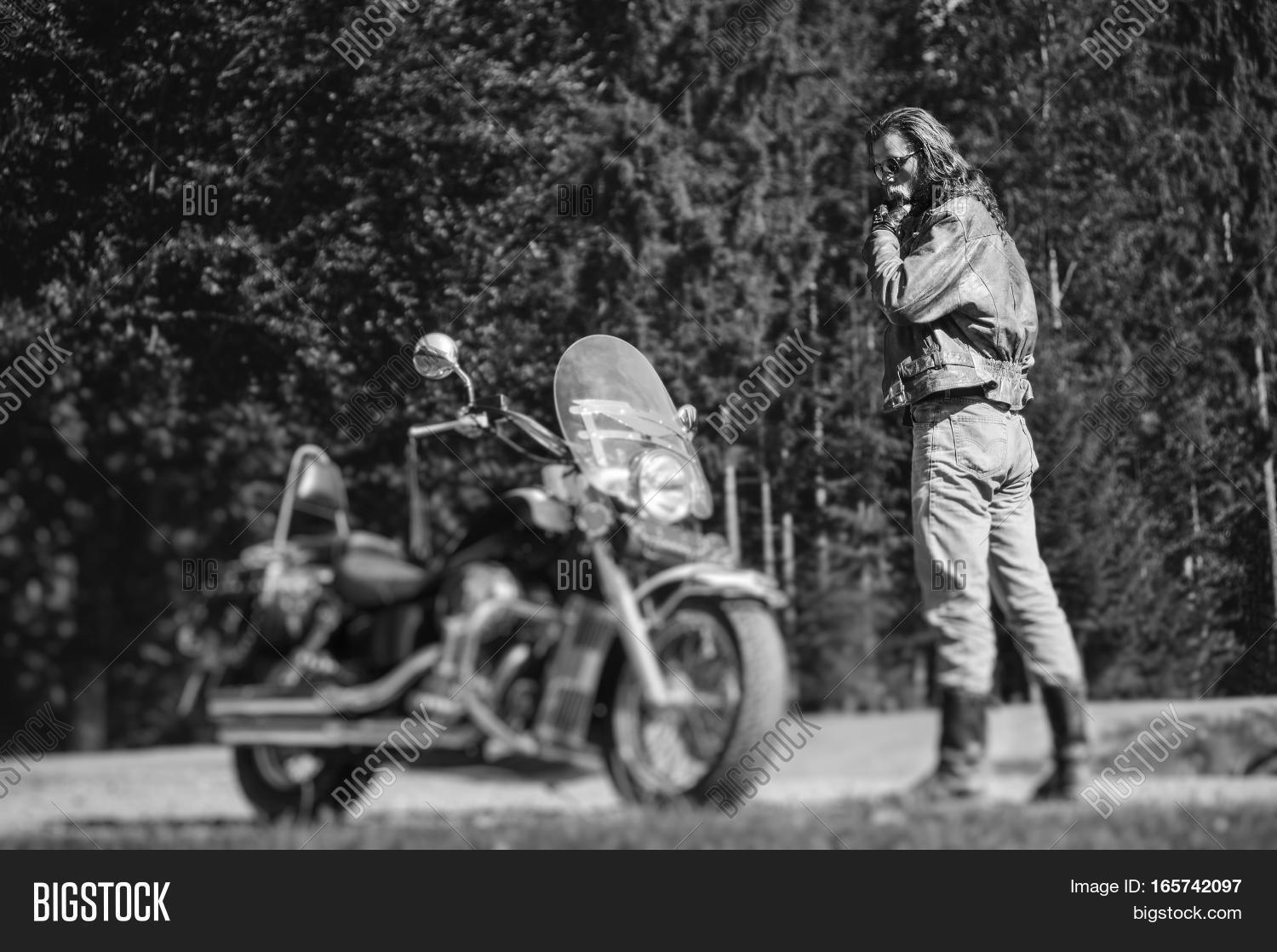Handsome Biker Image & Photo (Free Trial) | Bigstock