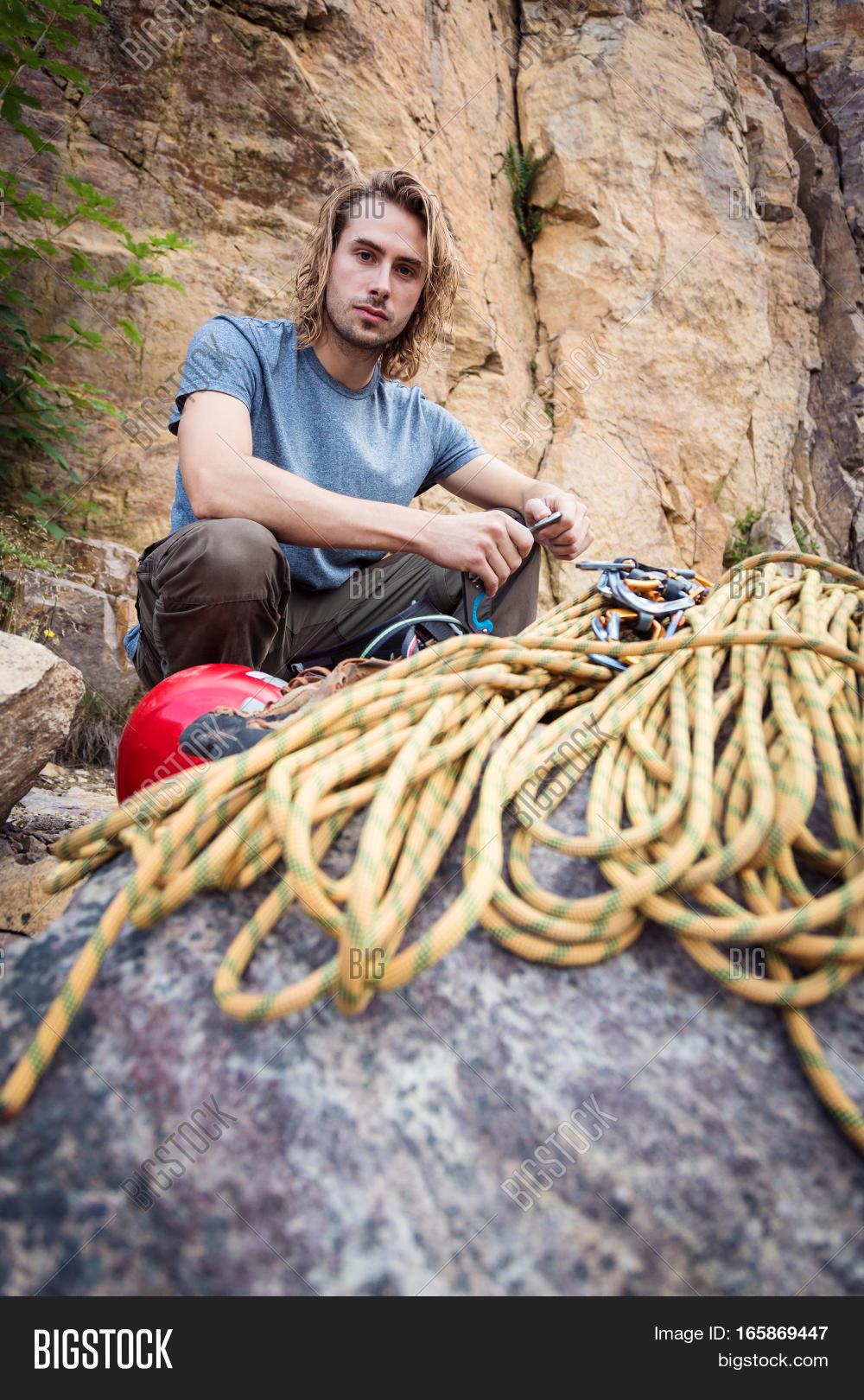 Young Climber Getting Image & Photo (Free Trial) | Bigstock