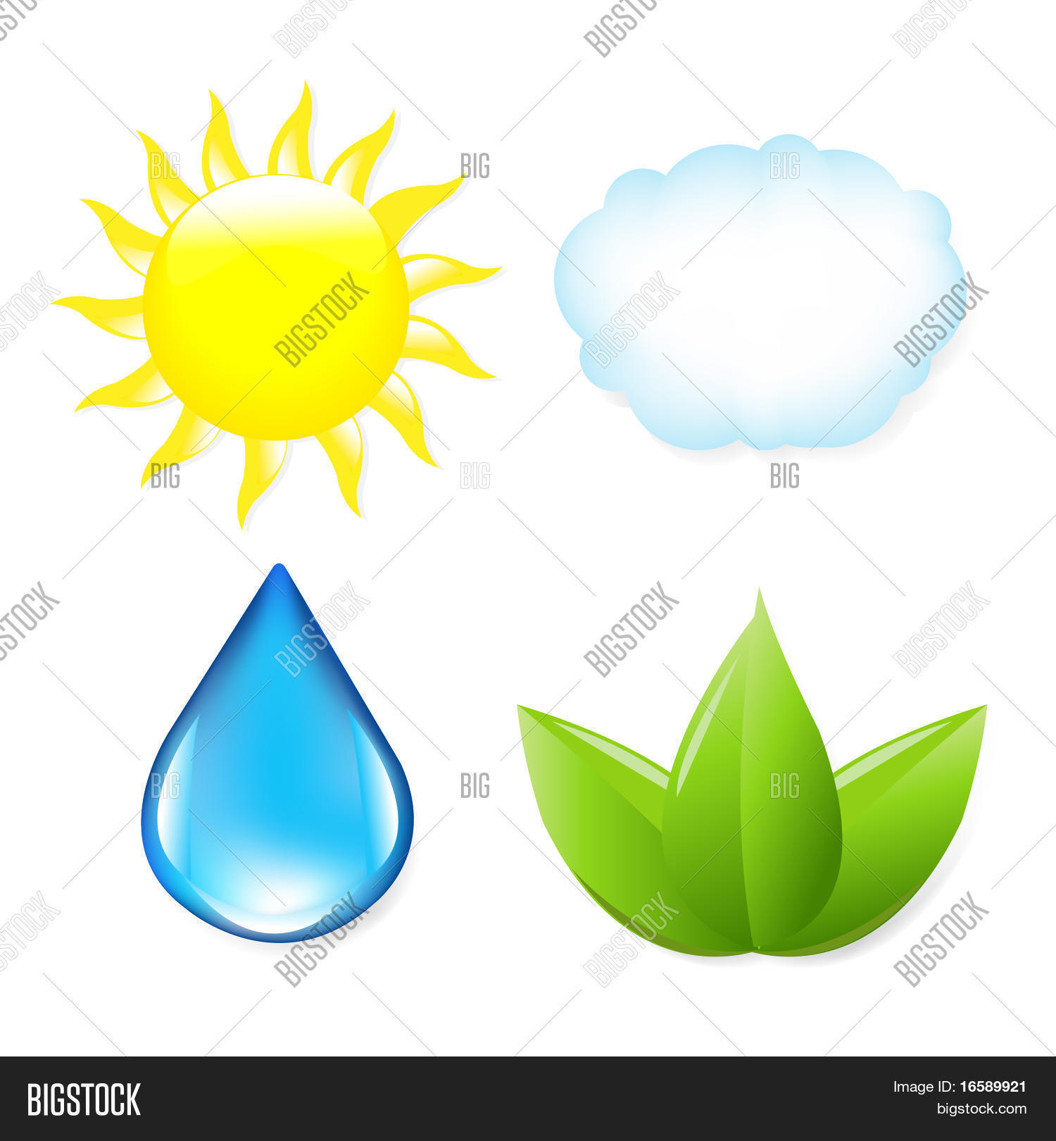 Nature Symbols Vector & Photo (Free Trial) | Bigstock