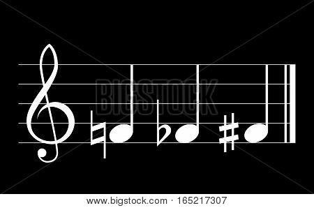 Flat Sharp Natural Vector & Photo (Free Trial) | Bigstock