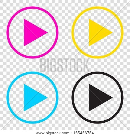 Play Sign Vector & Photo (Free Trial) | Bigstock
