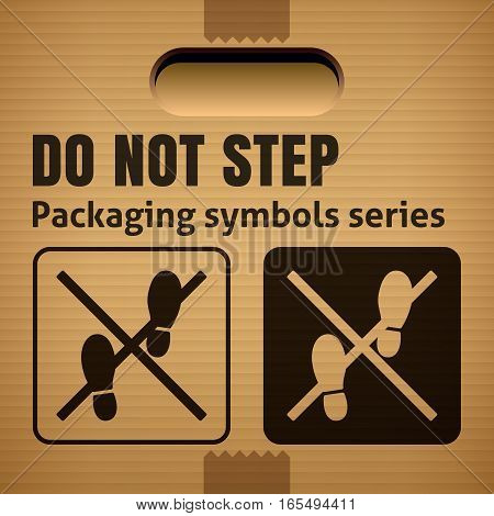 DO NOT STEP Packaging Vector & Photo (Free Trial) | Bigstock