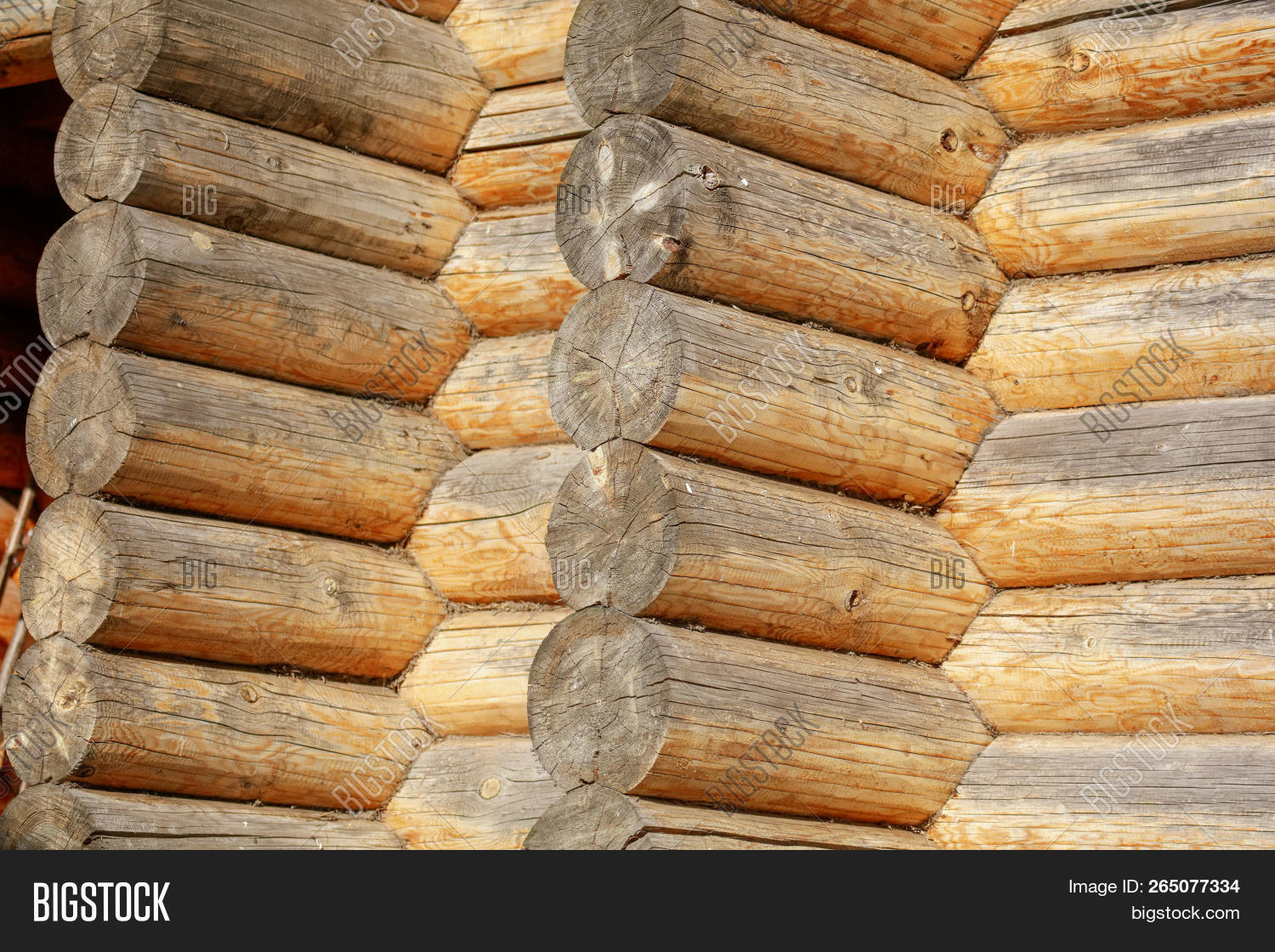 Wall Log House House Image & Photo (Free Trial) | Bigstock