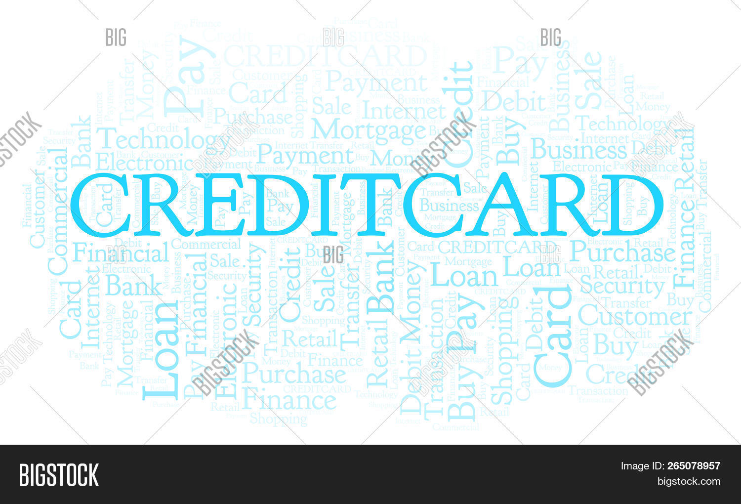 Creditcard Word Cloud Image & Photo (Free Trial) | Bigstock
