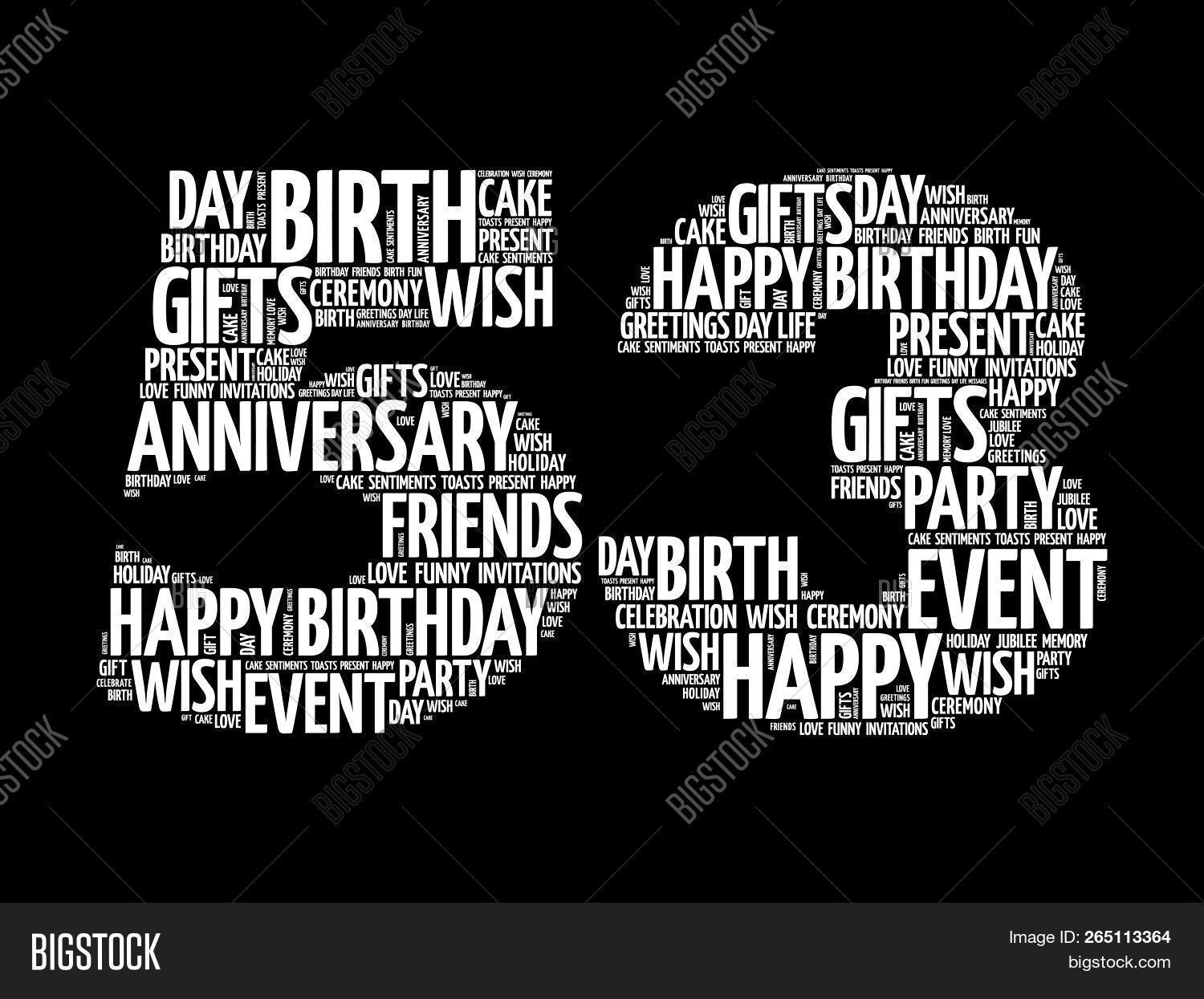 Happy 53rd Birthday Image & Photo (Free Trial) | Bigstock