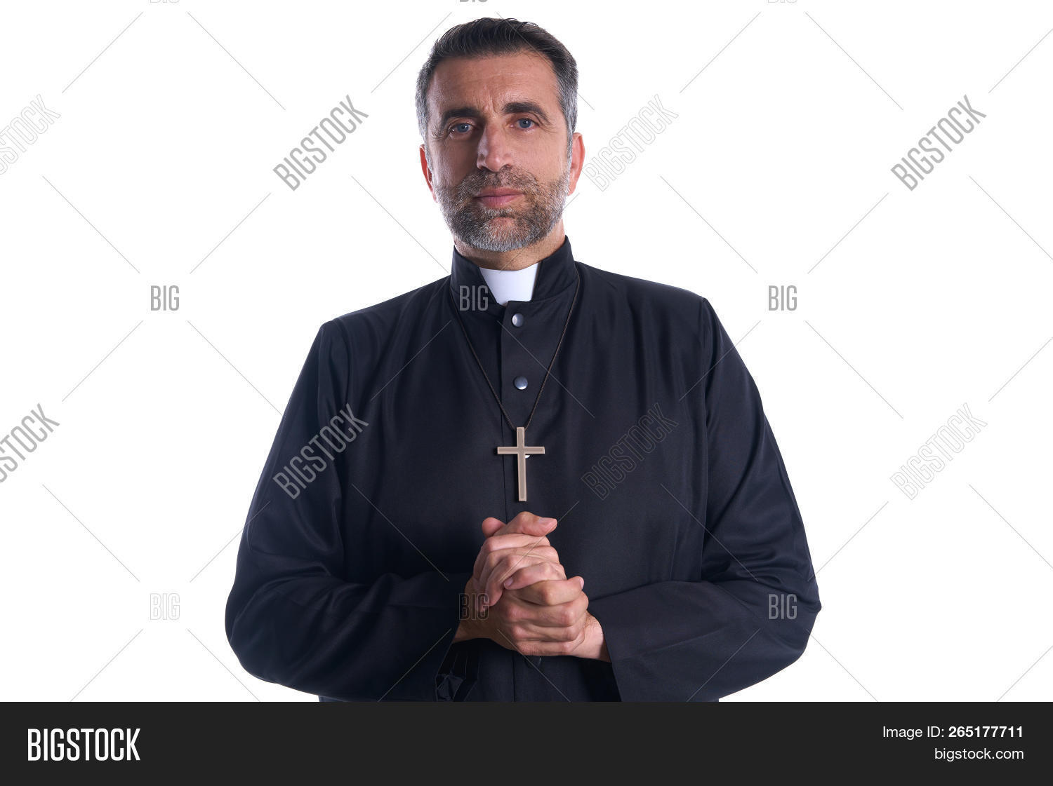 Priest Pastor Portrait Image & Photo (Free Trial) | Bigstock