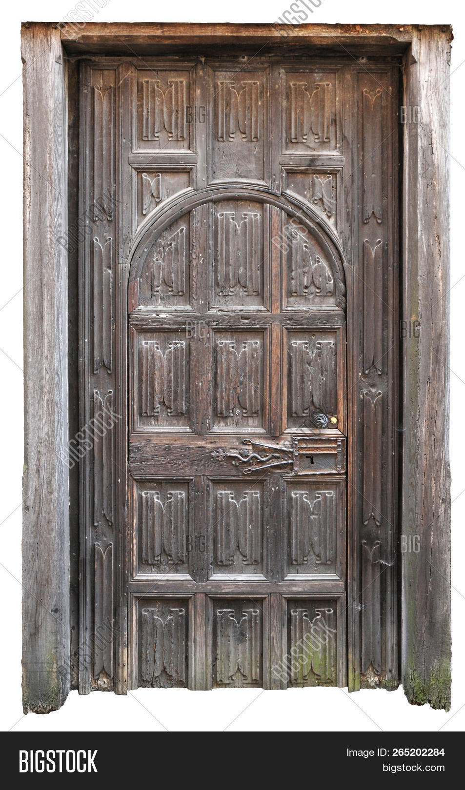 Old Medieval Wood Door Image & Photo (Free Trial) | Bigstock