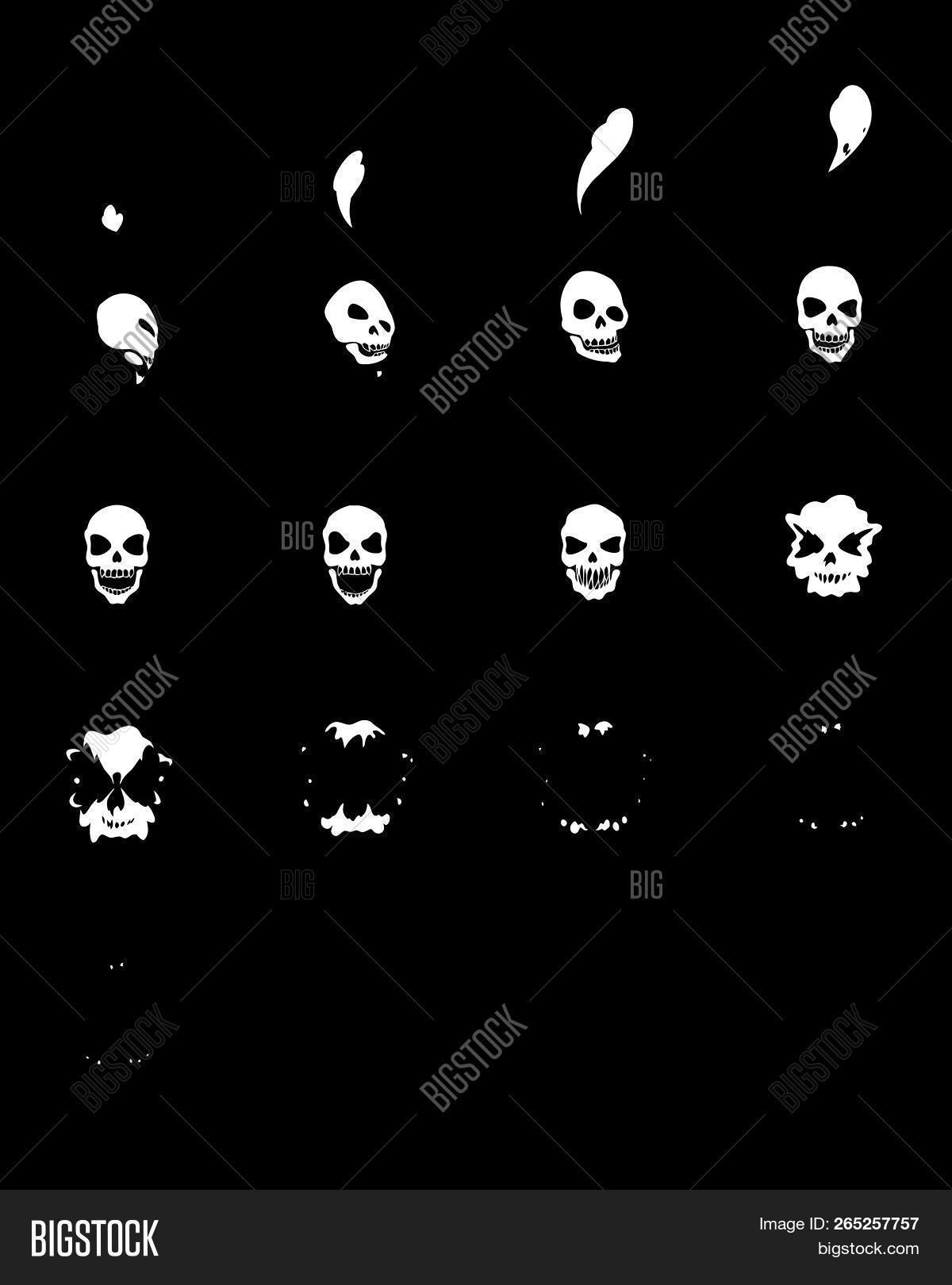 Sprite Sheets Skull. Image & Photo (Free Trial) | Bigstock
