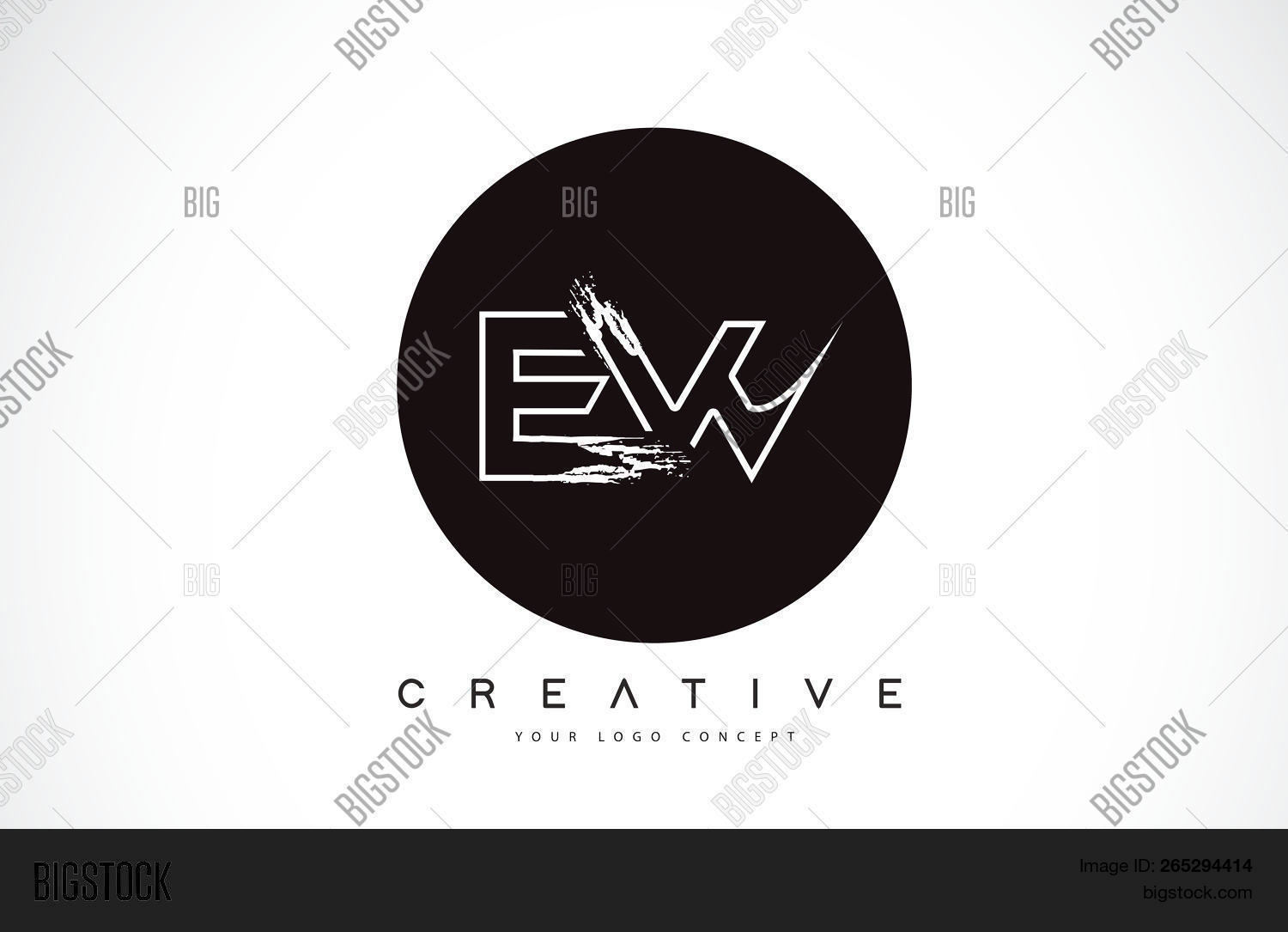 Ew Modern Leter Logo Vector & Photo (Free Trial) | Bigstock