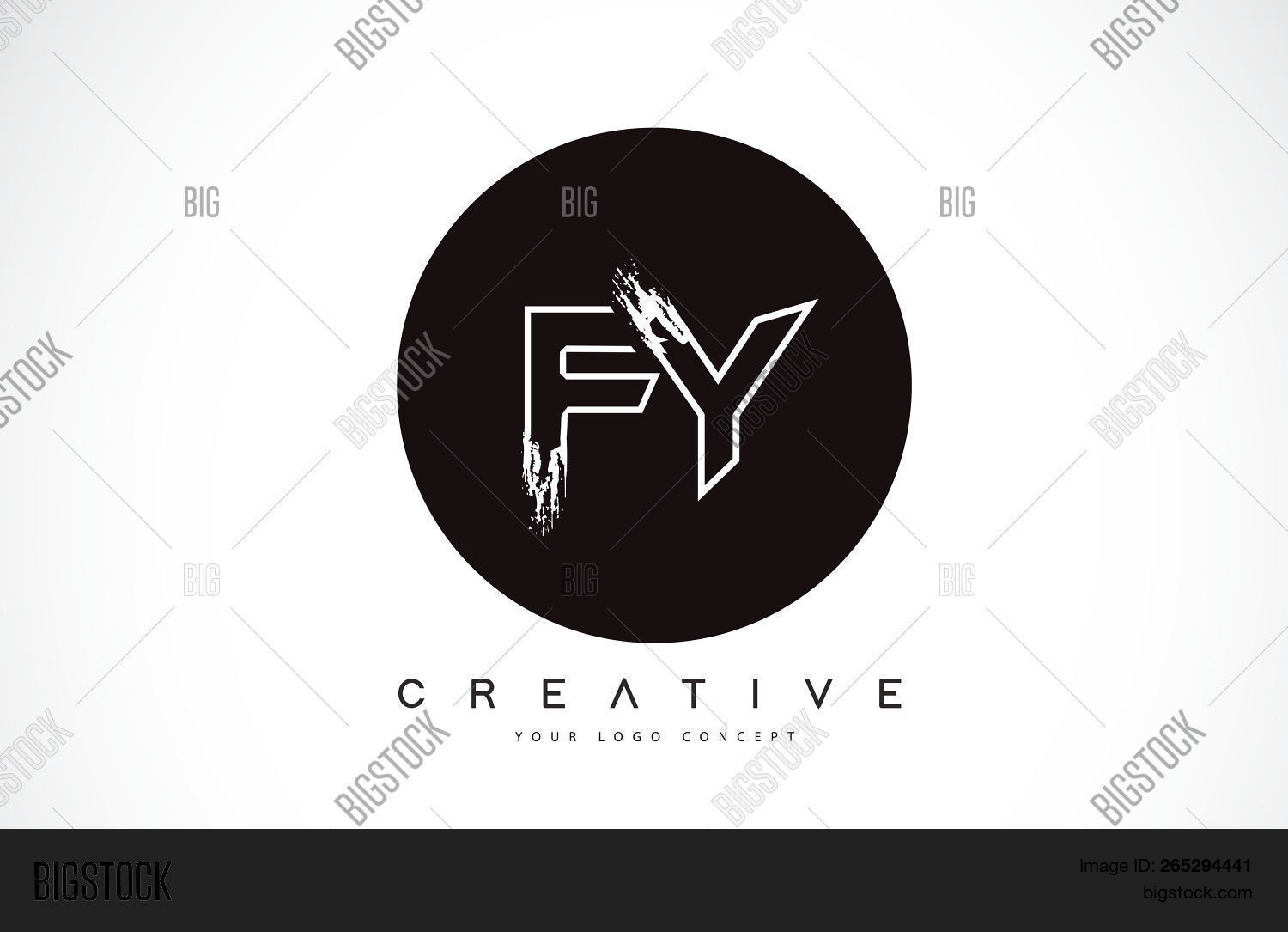 Fy Modern Leter Logo Vector & Photo (Free Trial) | Bigstock