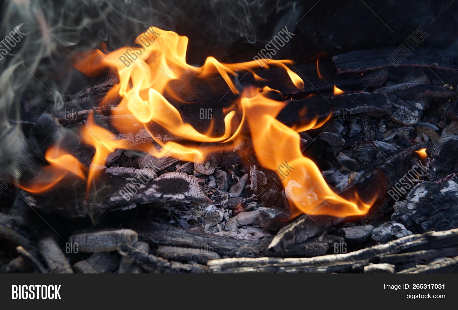 Fire Flame Smoke Image & Photo (Free Trial) | Bigstock