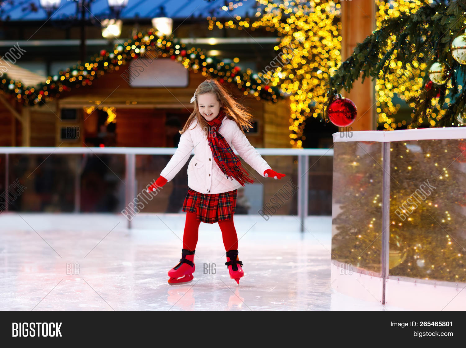 Kids Ice Skating Image & Photo (Free Trial) | Bigstock