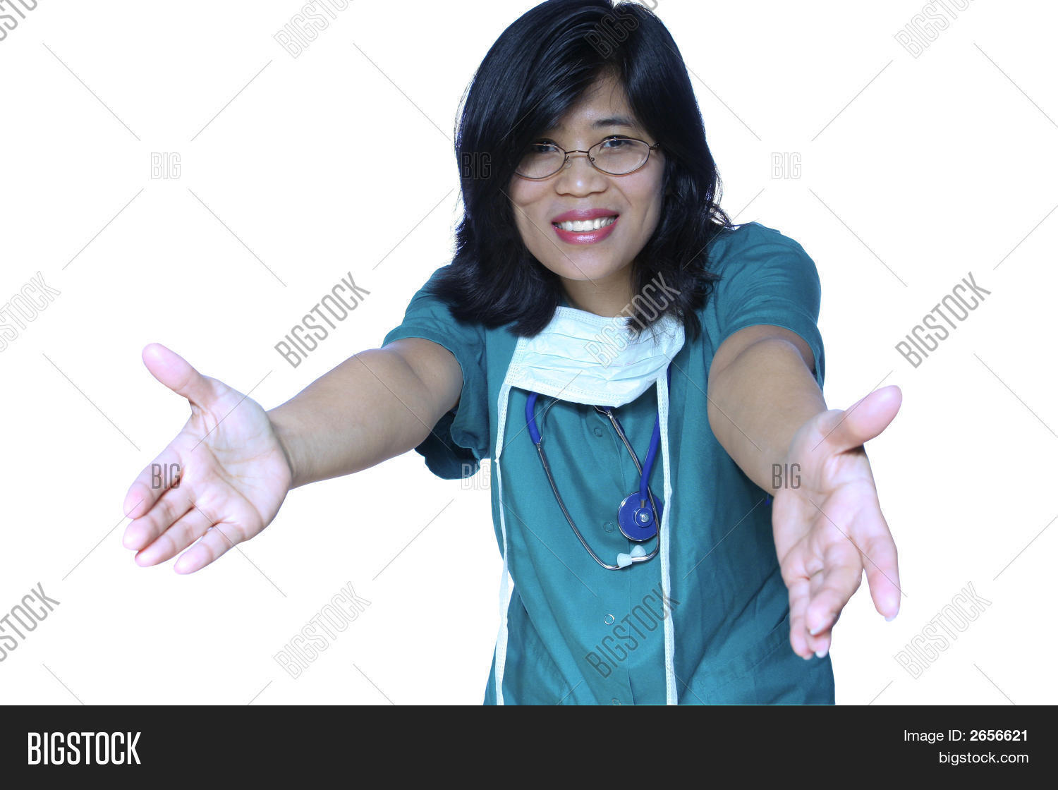Kind Nurse Welcoming Image & Photo (Free Trial) | Bigstock