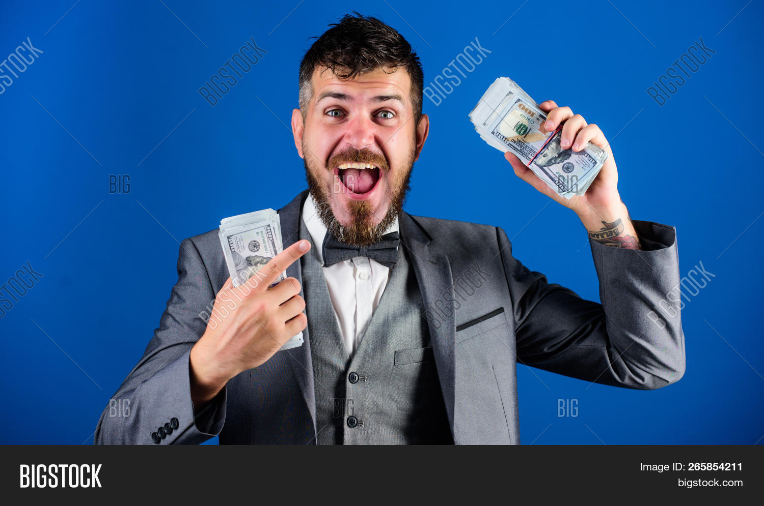 Businessman Got Cash Image & Photo (Free Trial) | Bigstock
