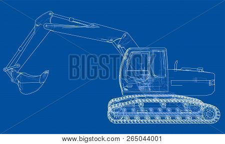 Excavator Concept Vector & Photo (Free Trial) | Bigstock