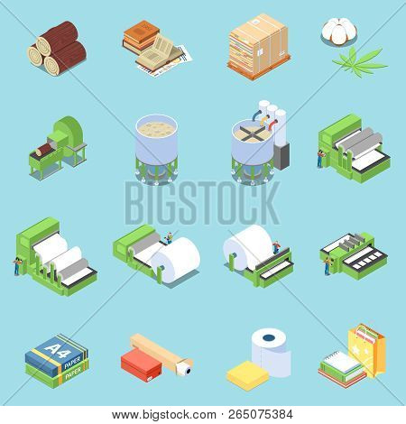 Paper Production Vector & Photo (Free Trial) | Bigstock