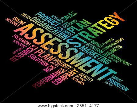 Assessment Word Cloud Image & Photo (Free Trial) | Bigstock