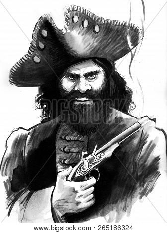 Angry Pirate Captain Image & Photo (Free Trial) | Bigstock